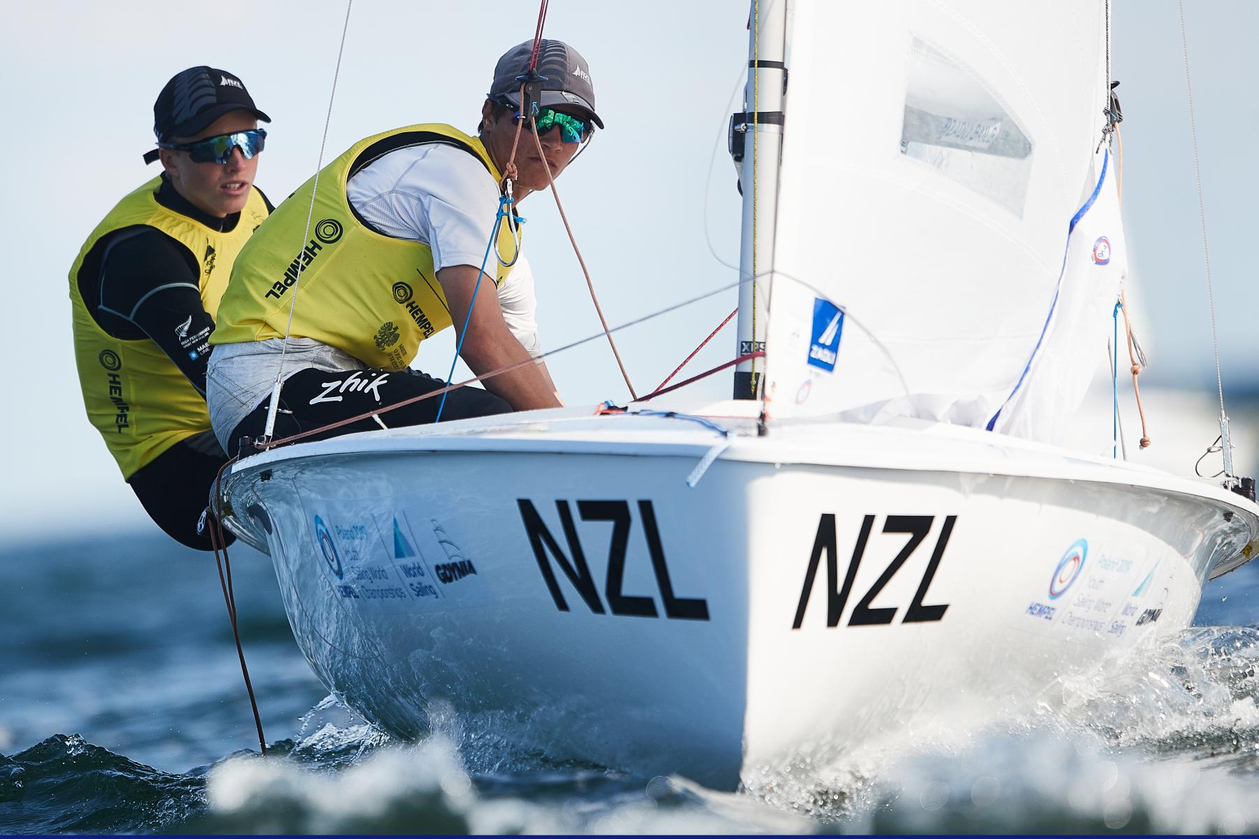 NZ pair win youth worlds with day to spare | Yachting New Zealand