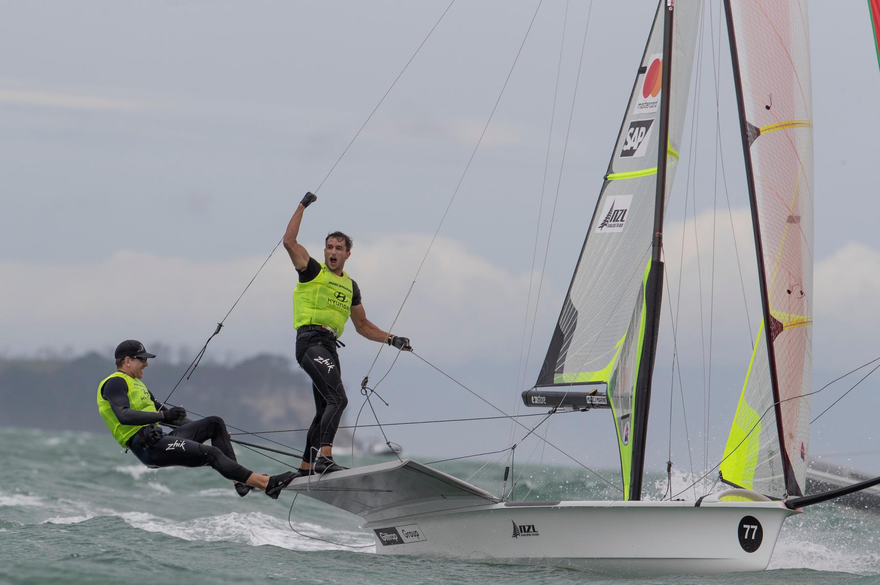 Burling and Tuke claim gold on dramatic day | Yachting New Zealand
