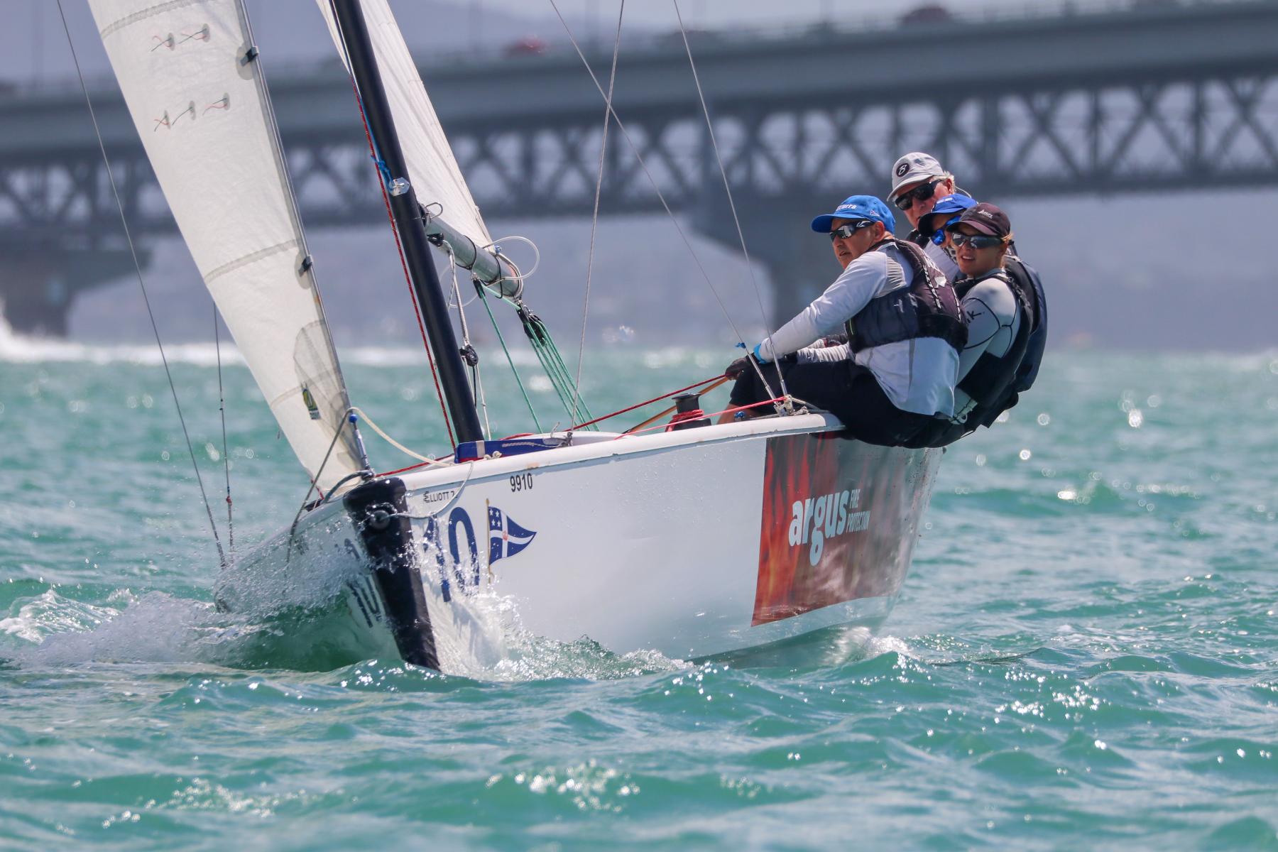 Stars come out for Elliott 7 racing | Yachting New Zealand