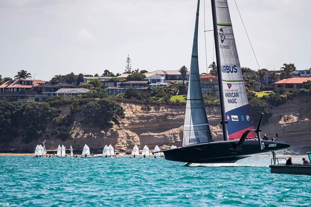Opti sailors see future of sport up close at camp | Yachting New Zealand
