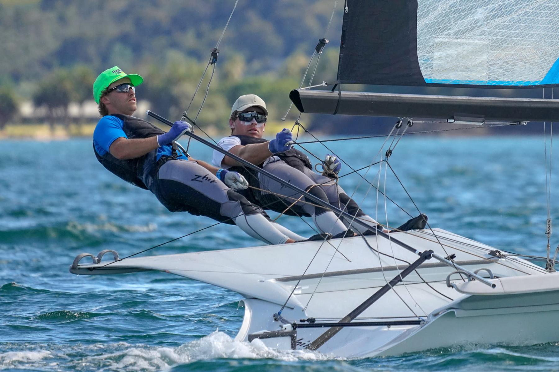 Strong 49erFX fleet on show at nationals | Yachting New Zealand