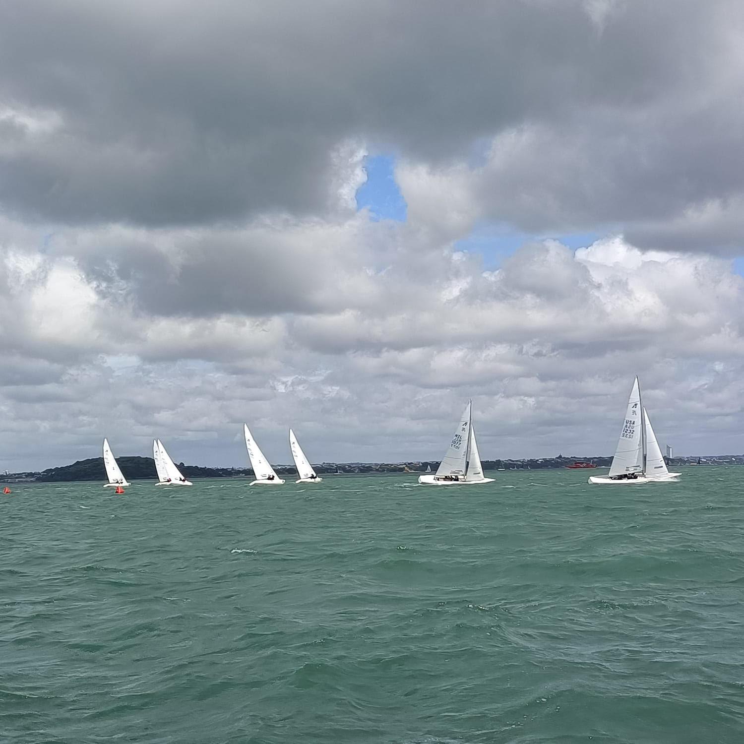 Tight one-design racing at NZ Etchells Nationals | Yachting New Zealand
